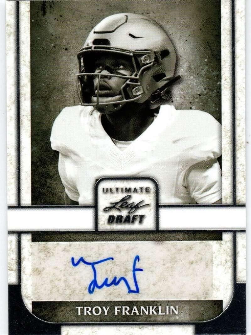 Amazon.com: 2022 Leaf Ultimate Draft Portrait B/W Silver #PA-TF1 Troy ...