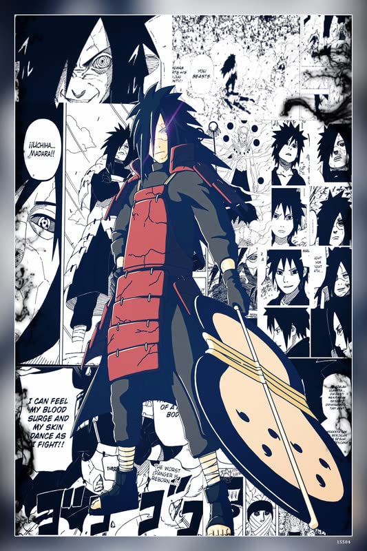 POSTERDADDY Madara Uchiha Naruto Anime Series Hd Matte Finish Paper ...