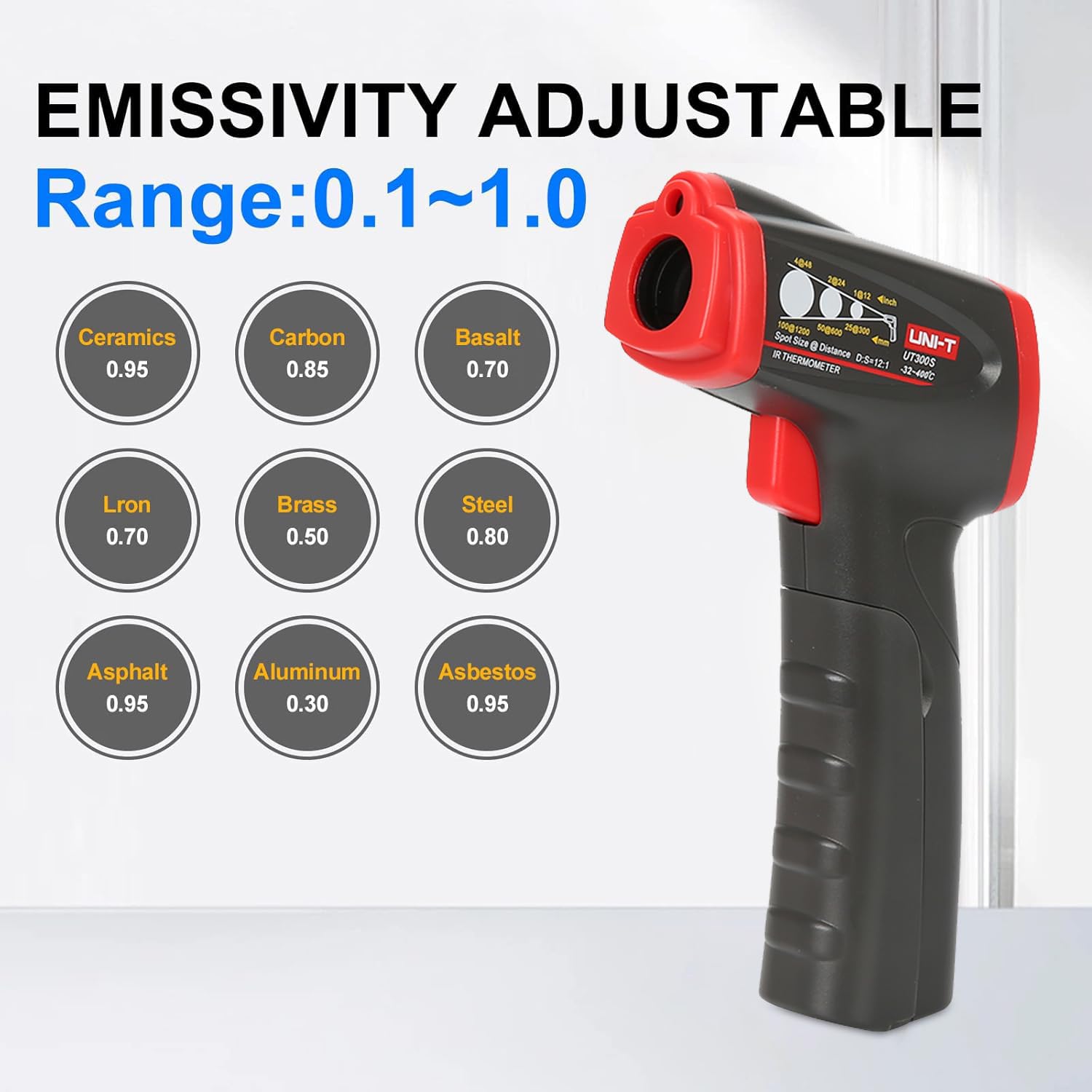 Snapklik.com : UNI-T Infrared IR High Temp Thermometer Gun For Cooking ...