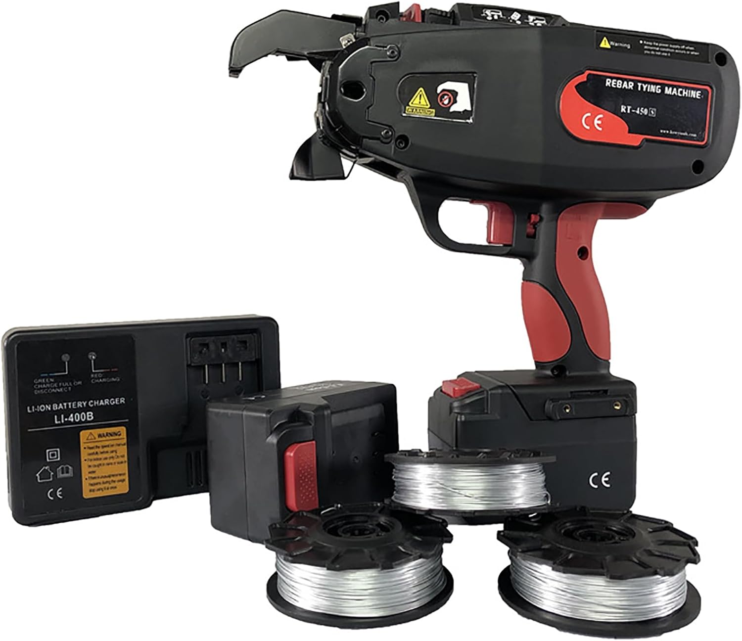 UPIKIT Automatic Miniature Steel Tying Motor Tool, Rebar Tie Gun 4-45mm ...