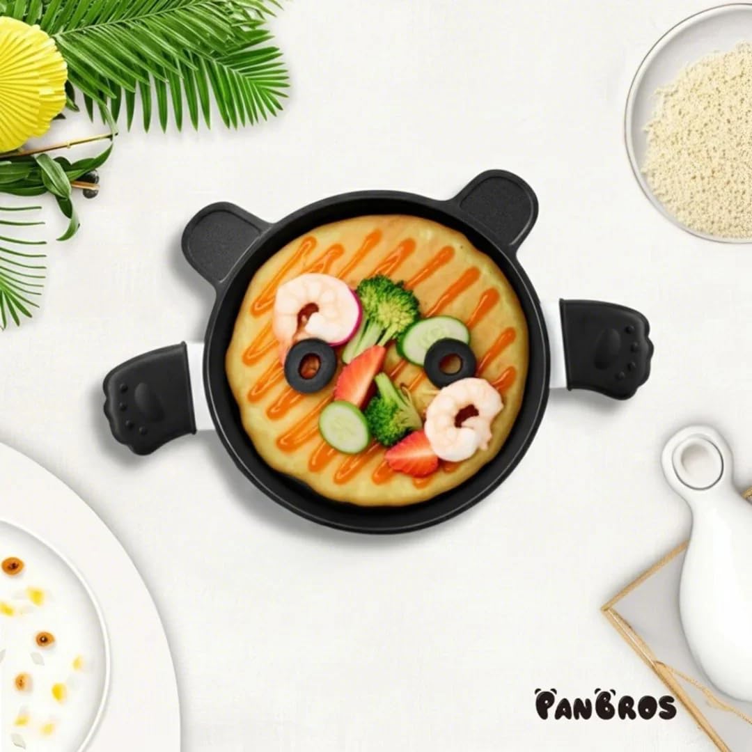 2QT Family Pot 7-Inch Panda Nonstick Casserole Pot - 2QT Family Size ...