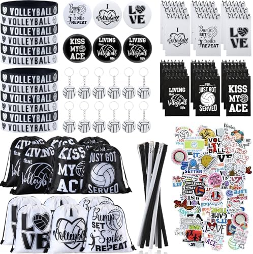Amazon.com: Tigeen 60 Pcs Volleyball Gifts for Teen Girls Volleyball ...
