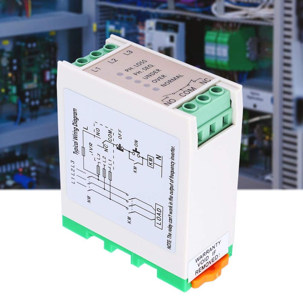 Power Supply Monitor Relay 380vac Over And Under Voltage Failure ...