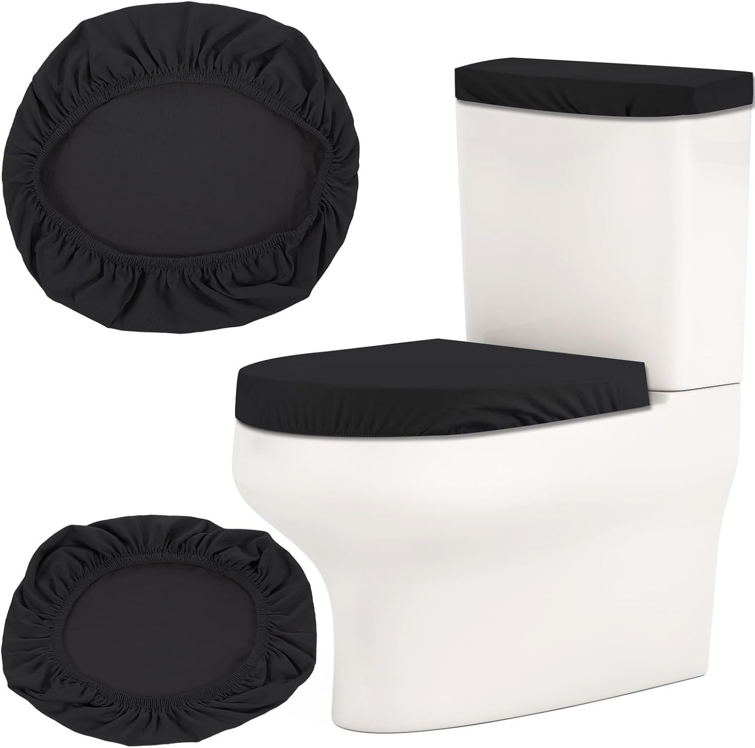 Amazon.com: JJUNW 2pcs Toilet Lid Cover and Toilet Tank Lid Cover ...