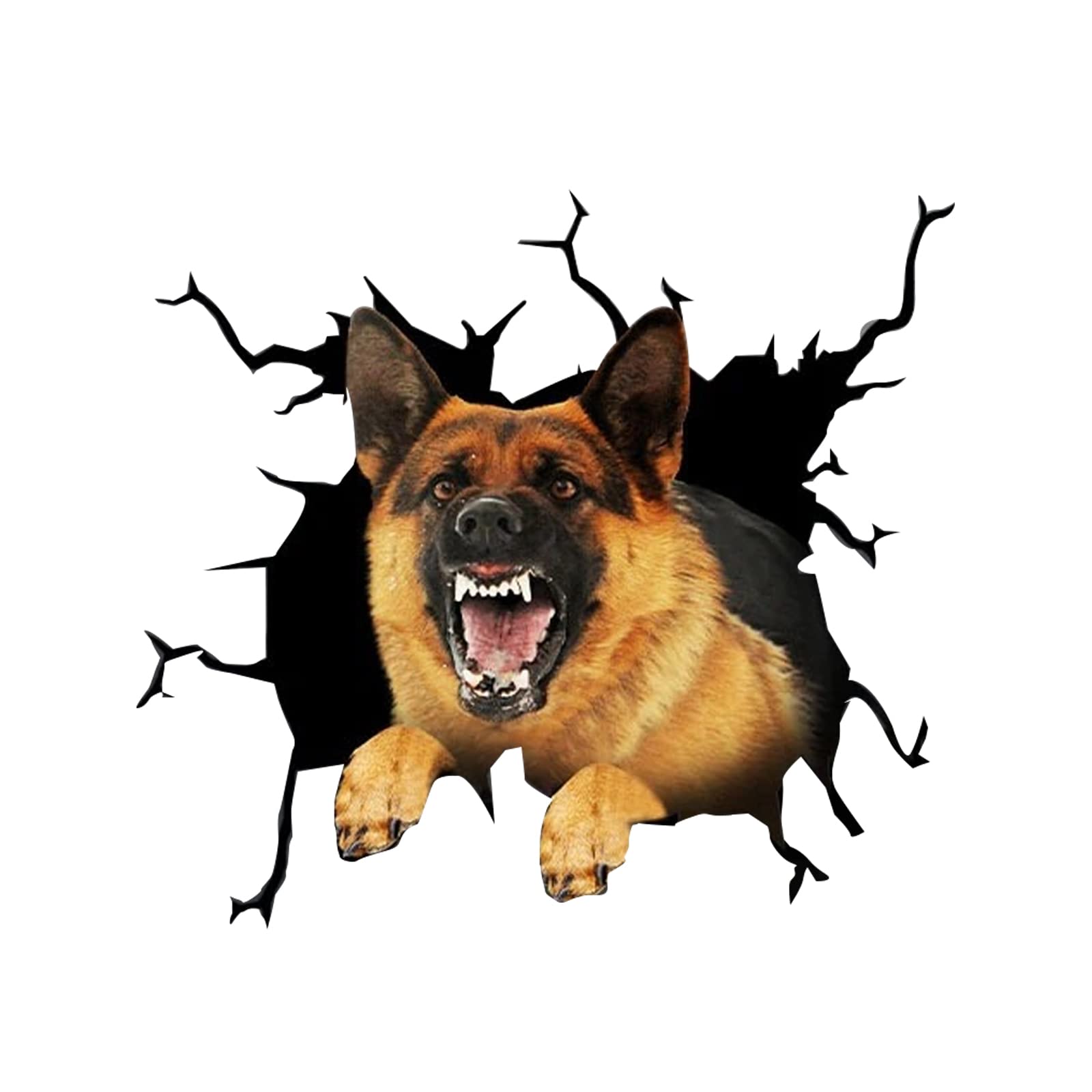 Humorous Tea Towels My Security System Has A 238LB Bite German Shepherd ...