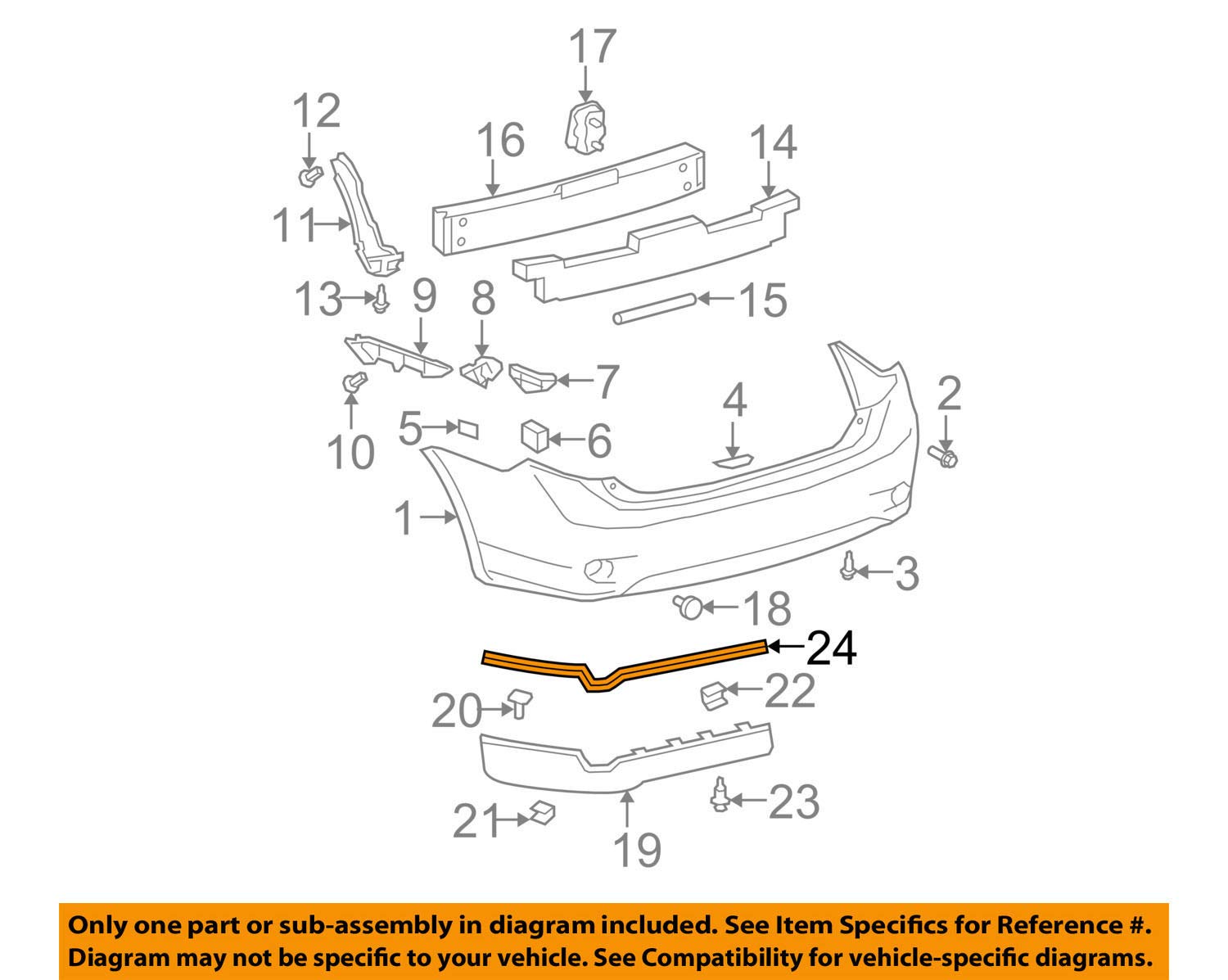 Amazon.com: Genuine Toyota 76882-02040-C1 Spoiler Protector : Automotive