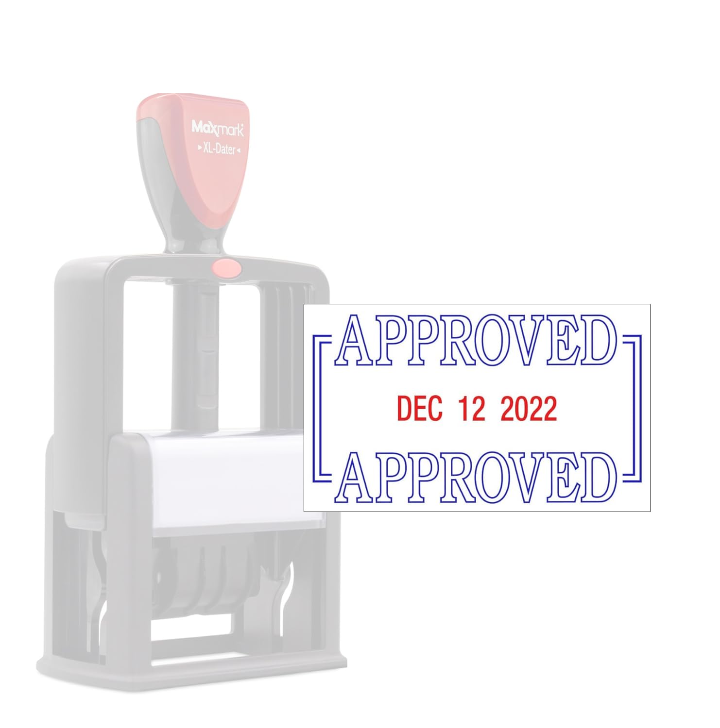 Amazon.com : ZIGEL Heavy Duty Style Self Inking Date Stamp with ...