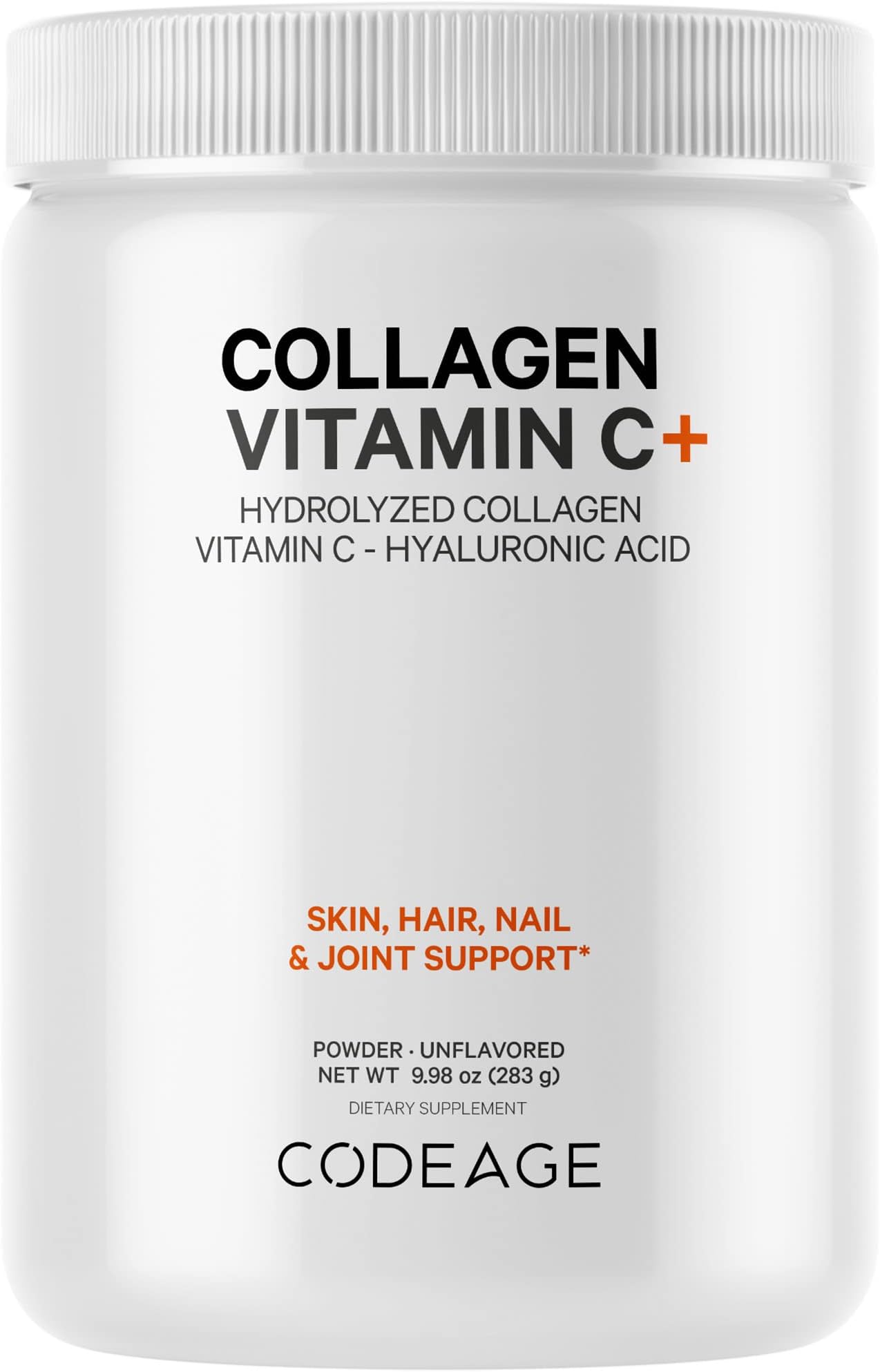 Amazon.com: Codeage Collagen Peptides Powder + Vitamin C - 20g Grass ...
