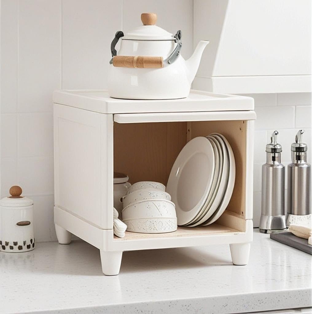 LERIMO 1 Door Stackable Plastic Storage Bins - |Closet Organizers ...