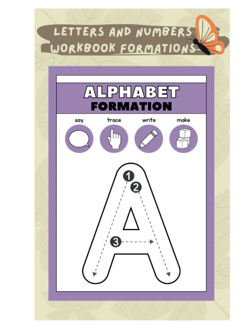 Amazon.com: Letters and Numbers Workbook Formations: Learn How to Write ...