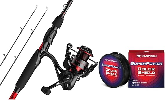 Amazon.com : KastKing Royale Legend II Spinning Fishing Combos, 7'0'' M ...