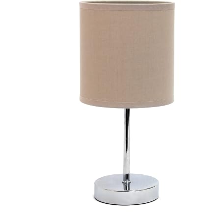 Simple Designs Home LT2013-WHT Mini lamp, White - Table Lamp For ...