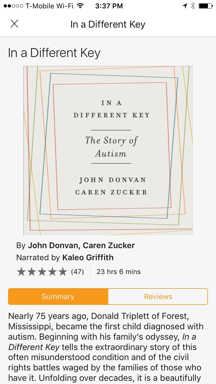 In a Different Key: The Story of Autism: Donvan, John, Zucker, Caren ...