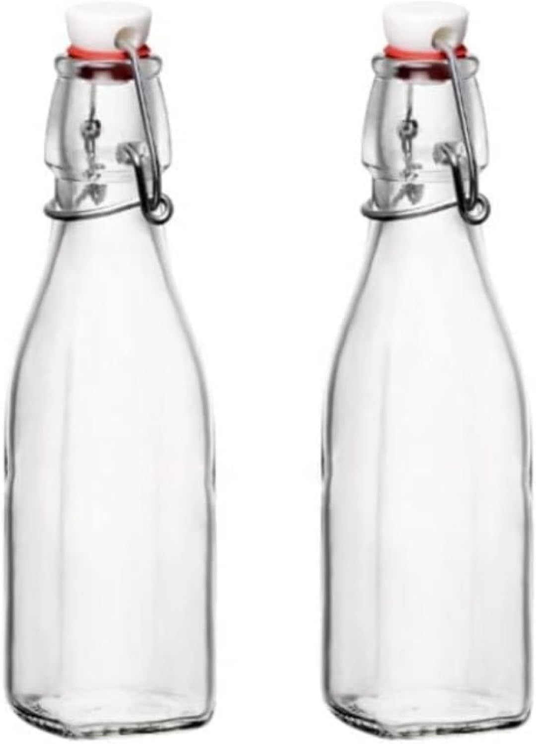 Amazon.com: Bormioli Rocco Glass Swing Top Bottle, Set of 4, With ...