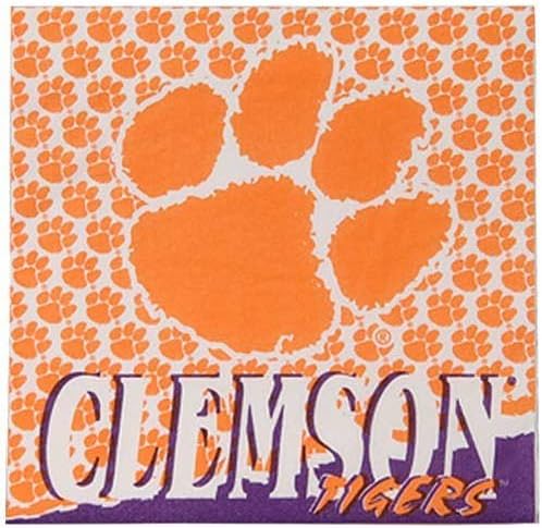 Amazon.com: Westrick Paper Clemson Tigers Lunch Napkins : Home & Kitchen