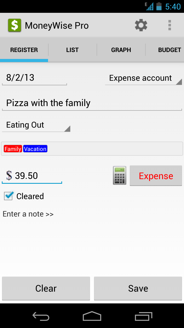 MoneyWise Pro - App on Amazon Appstore