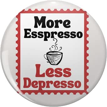 1080 Graphics Espresso Less Depresso Key Chain Stainless Steel Keychain ...