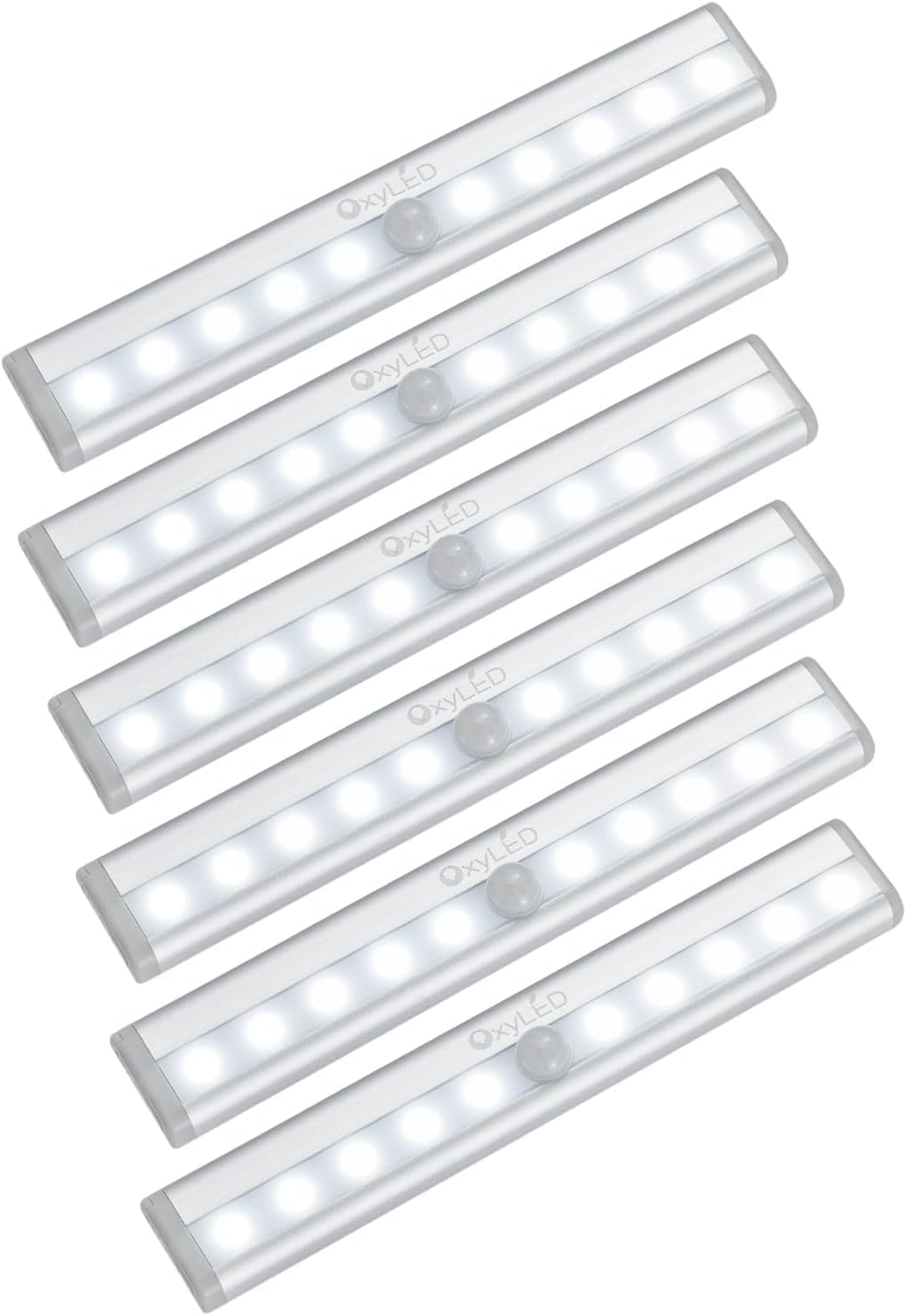 OXYLED Motion Sensor Closet Lights - Battery Operated 10 LED Motion ...