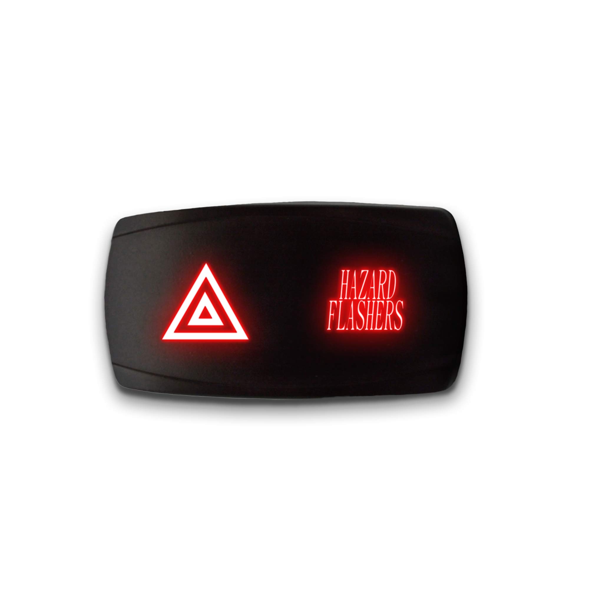 Amazon.com: HAZARD FLASHERS - Red - STARK 5-PIN HORIZONTAL Laser Etched ...
