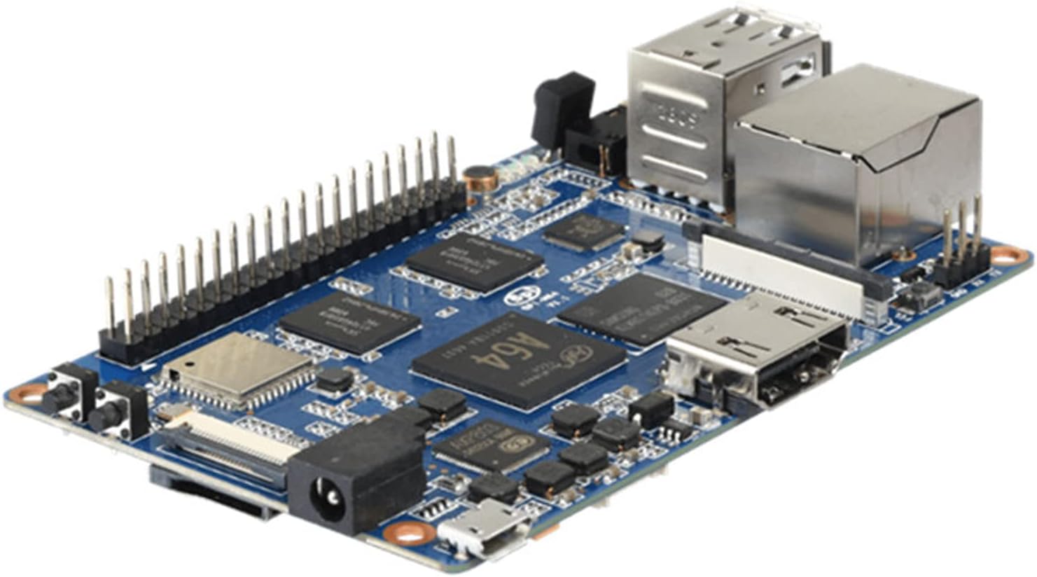 Amazon.com: Banana Pi BPI-M64 Allwinner A64 Single Board Computer 2GB ...