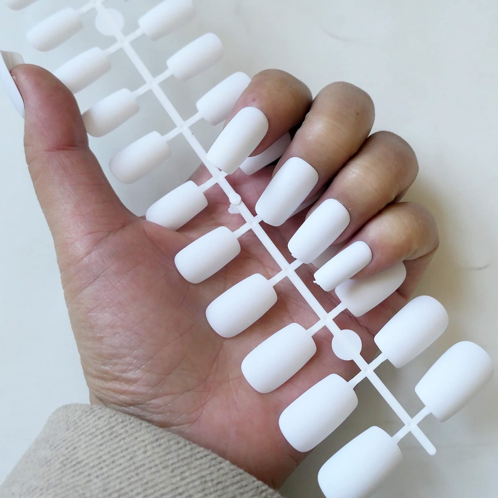 Uñas postizas cuadradas media...B09MM3VY6K | Encarguelo.com