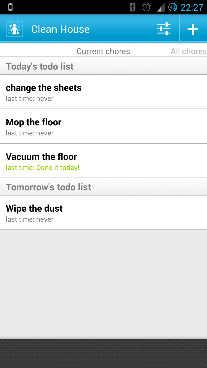 Aplicación Clean House - chores schedule en Amazon Appstore