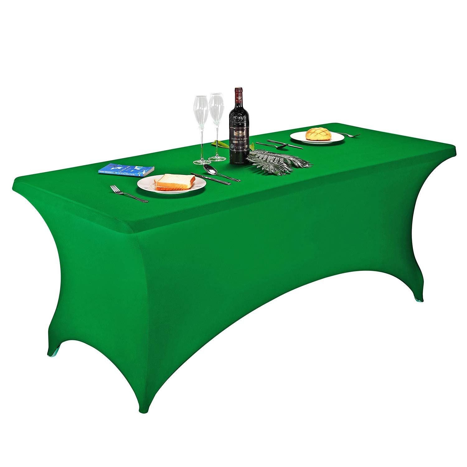 Amazon.com: LZY Spandex Fitted Stretch Table Cover for 6 ft or 4ft or ...