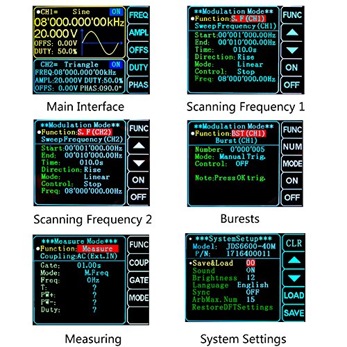 Snapklik.com : Koolertron 60MHz High Precision DDS Signal Generator ...