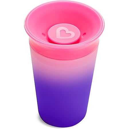 Amazon.com : Wow Cup for Kids Original 360 Sippy Cup, Pink with Blue ...