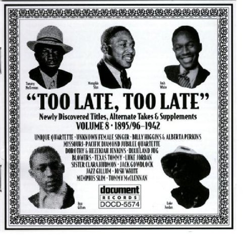 Too Late, Too Late Blues, Vol. 8: Various Artists: Amazon.es: CD y vinilos}