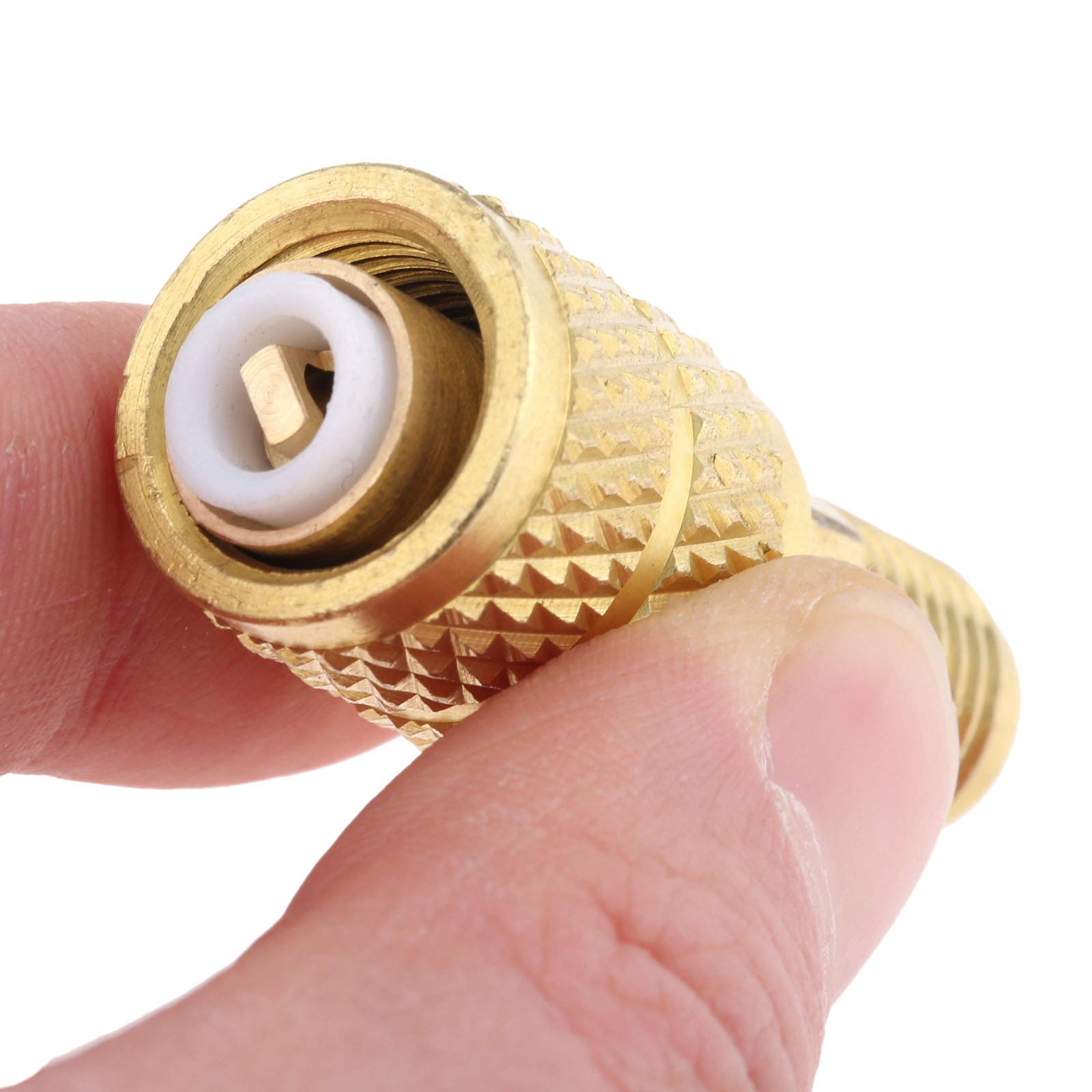 Buy gohantee 2 Pcs R410A Female SAE Adapter Mini Split Adapter, 1/4 SAE ...