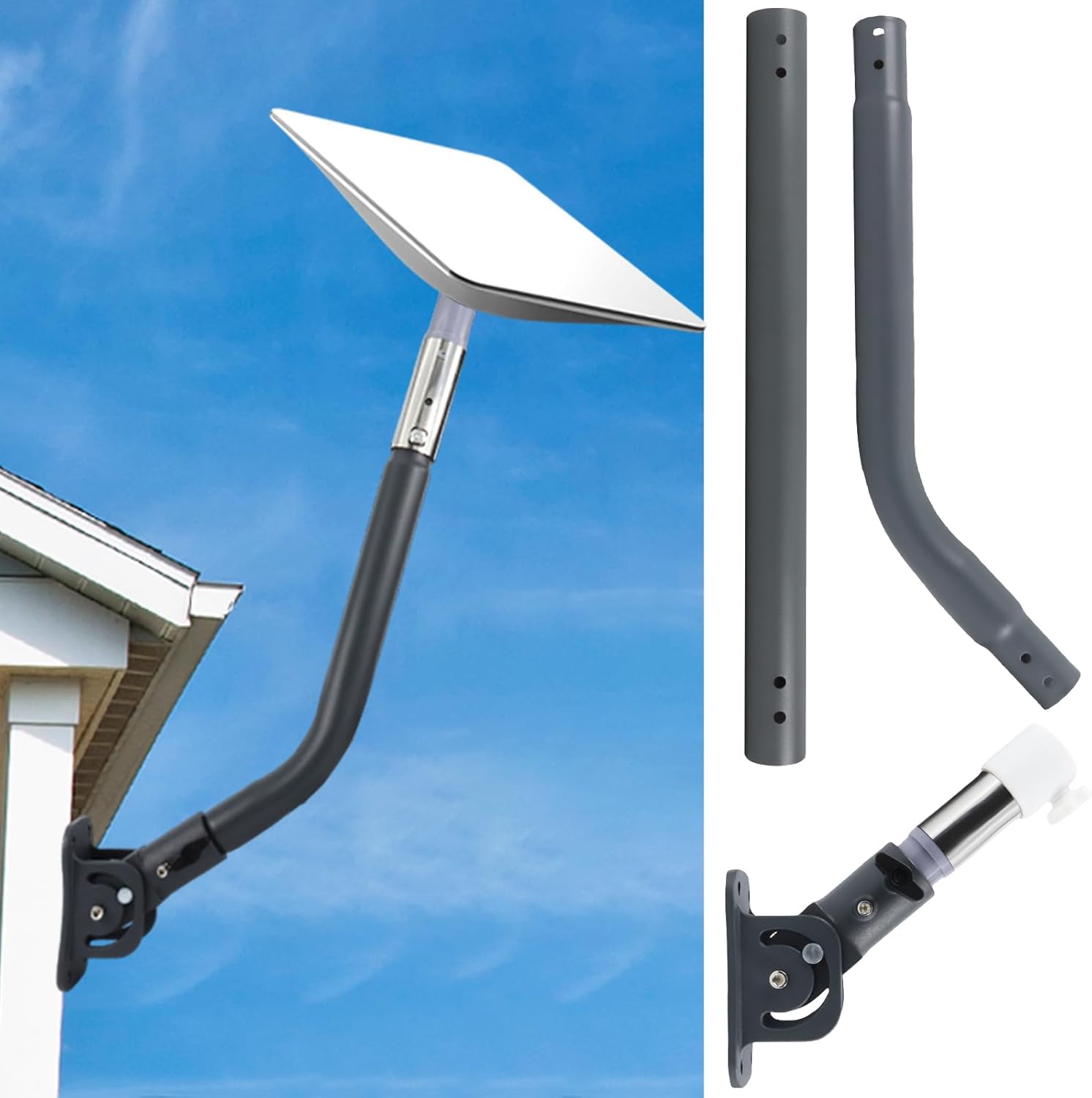 Amazon.com: P Polerden Starlink Mount - 30"" Adjustable Starlink ...