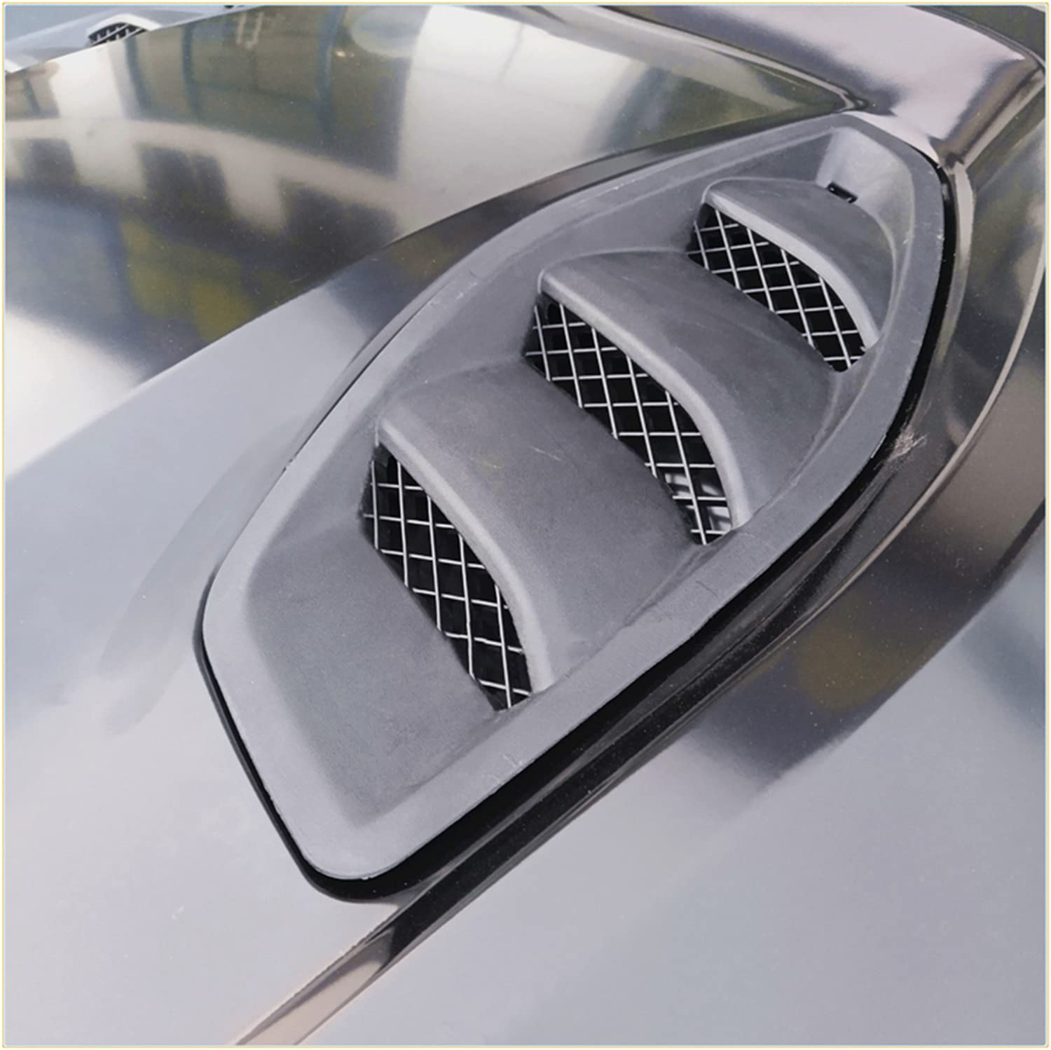 Snapklik.com : Hood Air Vent Outlet Trim Cover Kit For Jeep Wrangler JK ...