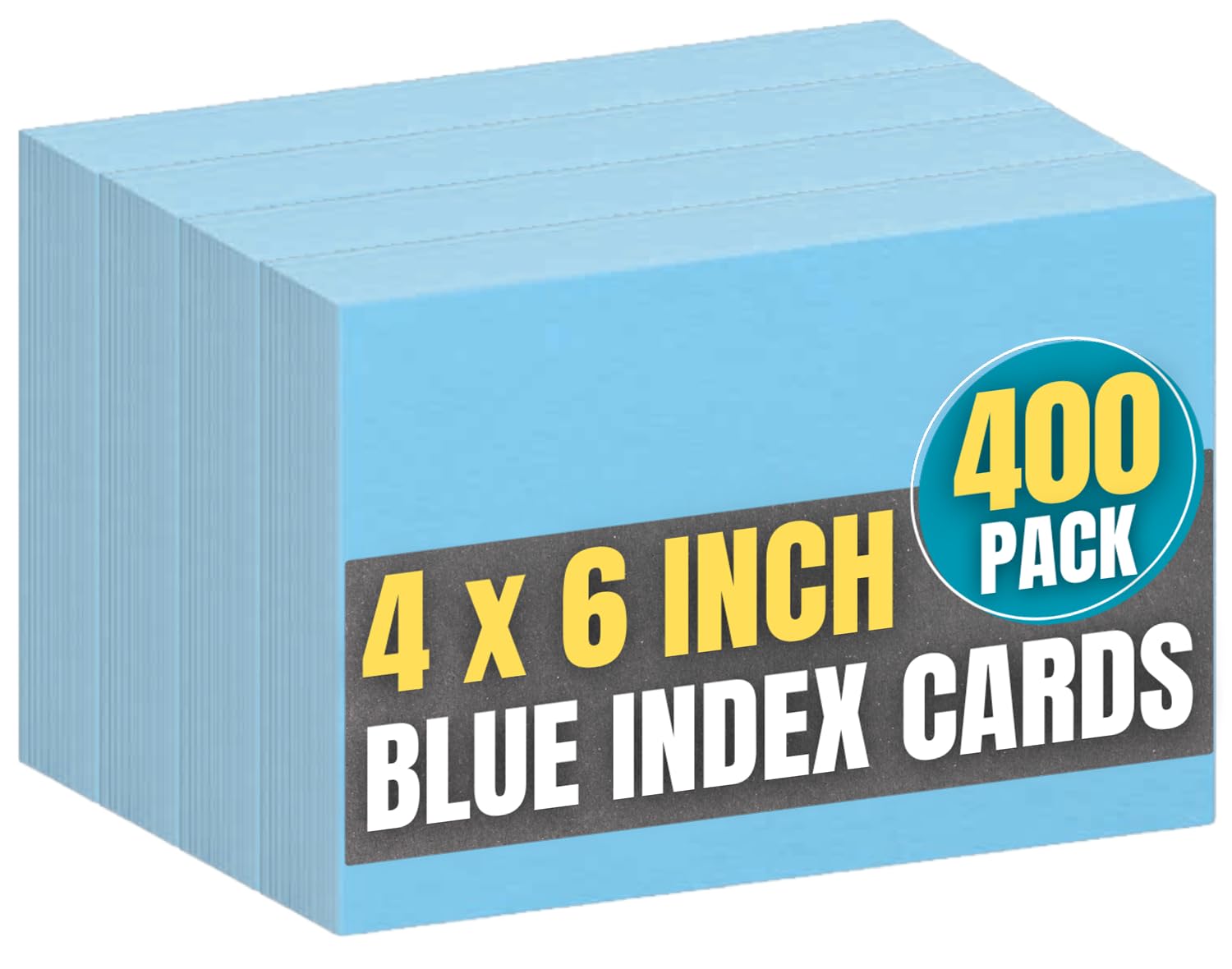Snapklik.com : 1InTheOffice Blue Blank Index Cards