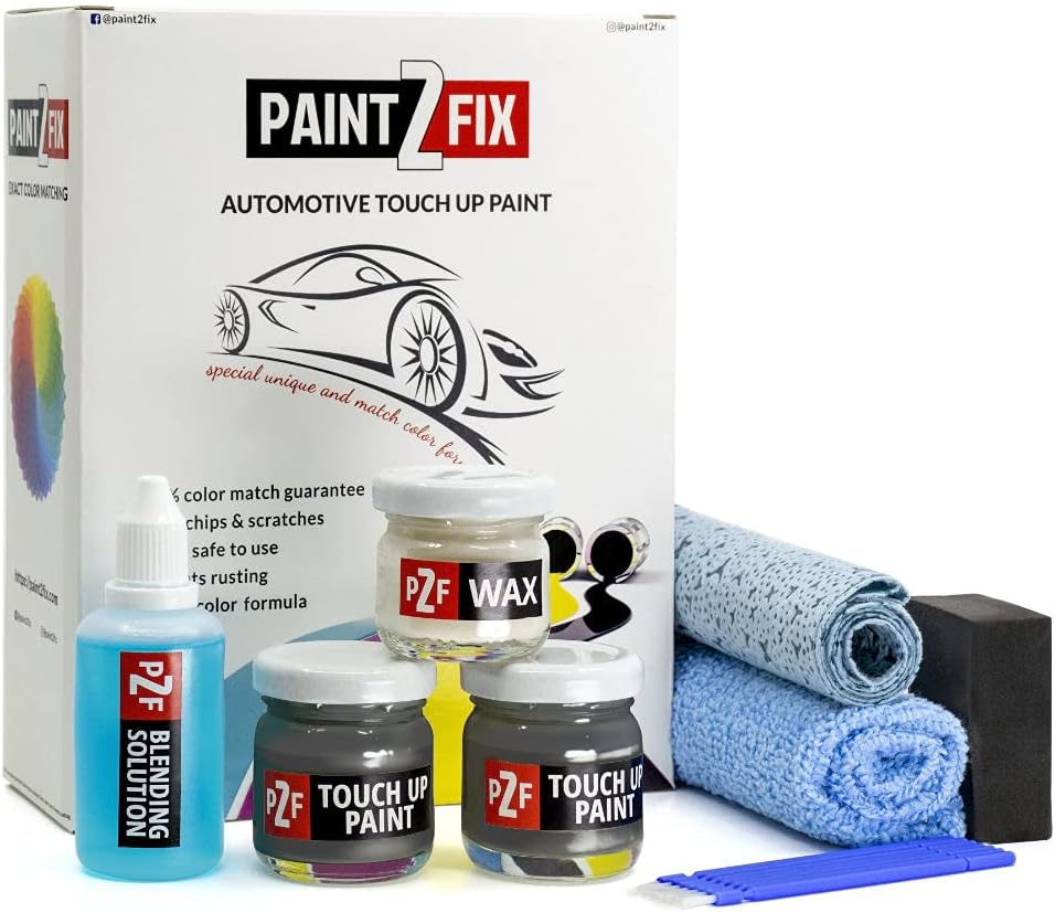Amazon.com: Kia OEM Touch-Up Paint + Clear Coat PANTHERA METAL Color ...