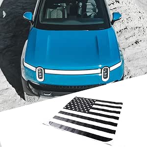 Amazon.com: Fit for RIVIAN R1T Pickup Truck Hood Decoration Sticker ...