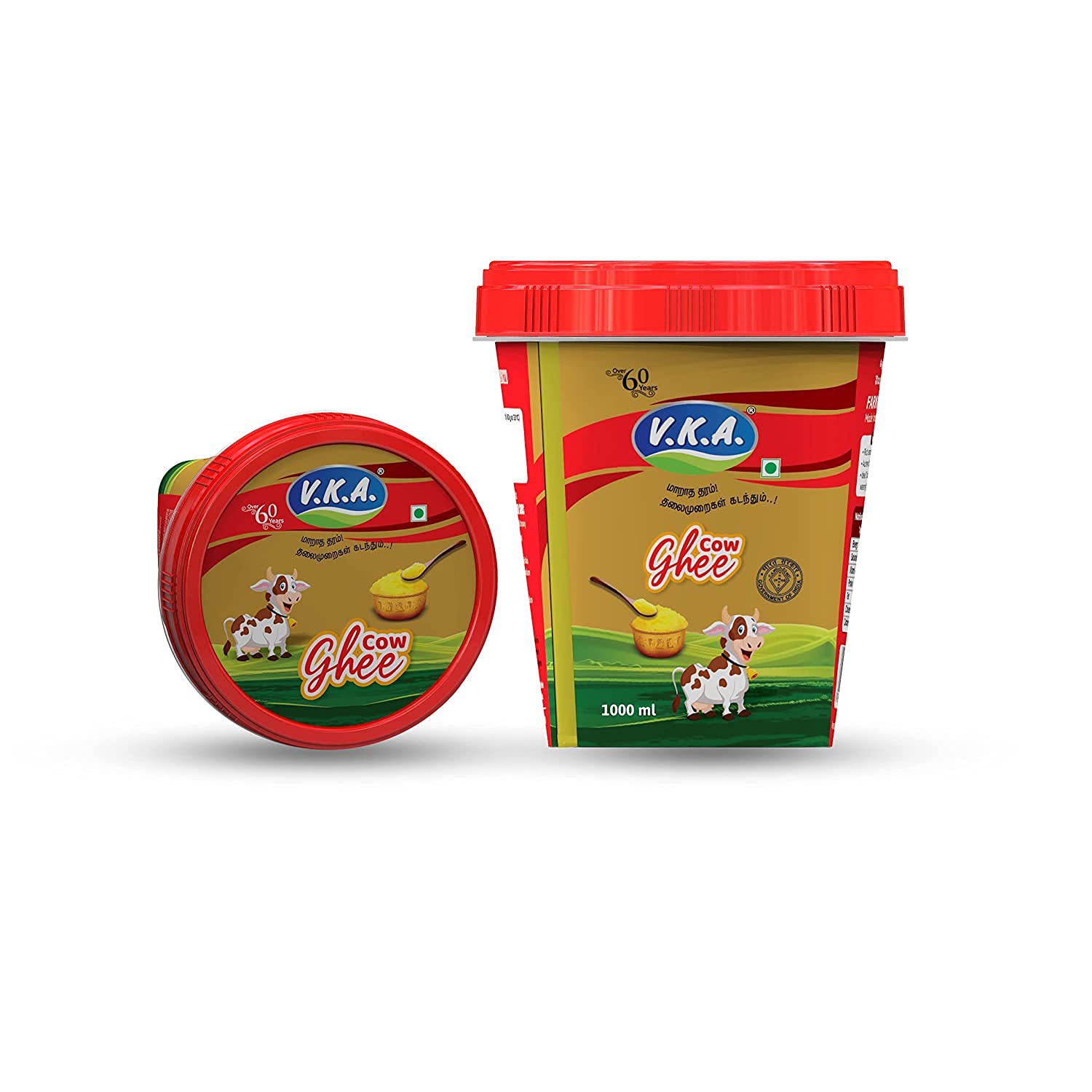 Buy V.K.A Pure Ghee/Cow Ghee/Ghee Pet Pack(1L) / Ghee/Cow's Ghee/Rich ...