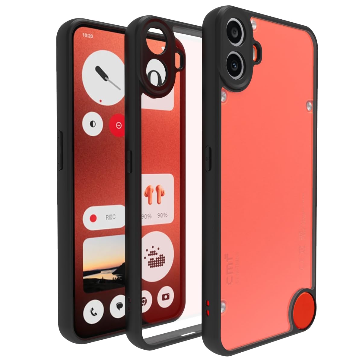 RIGGEAR Shockproof Sleek Hybrid Armor Back Cover Case Compatible with ...