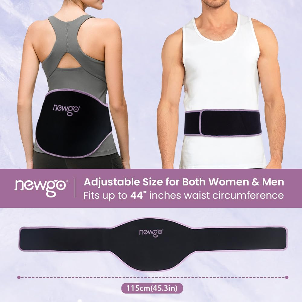 Snapklik.com : NEWGO Gel Ice Pack For Back Injuries And Pain Relief, 2 ...