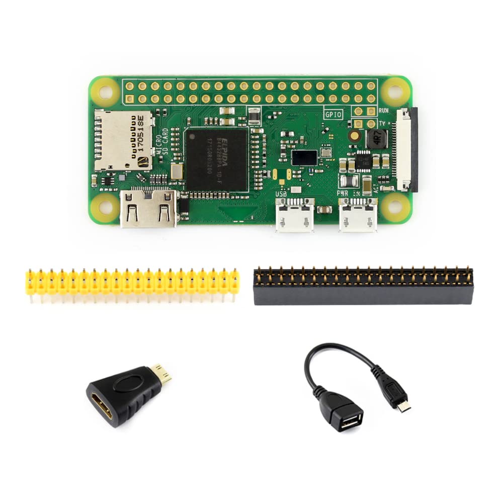 Waveshare Raspberry Pi Zero W Built-in WiFi Development Kit Package ...