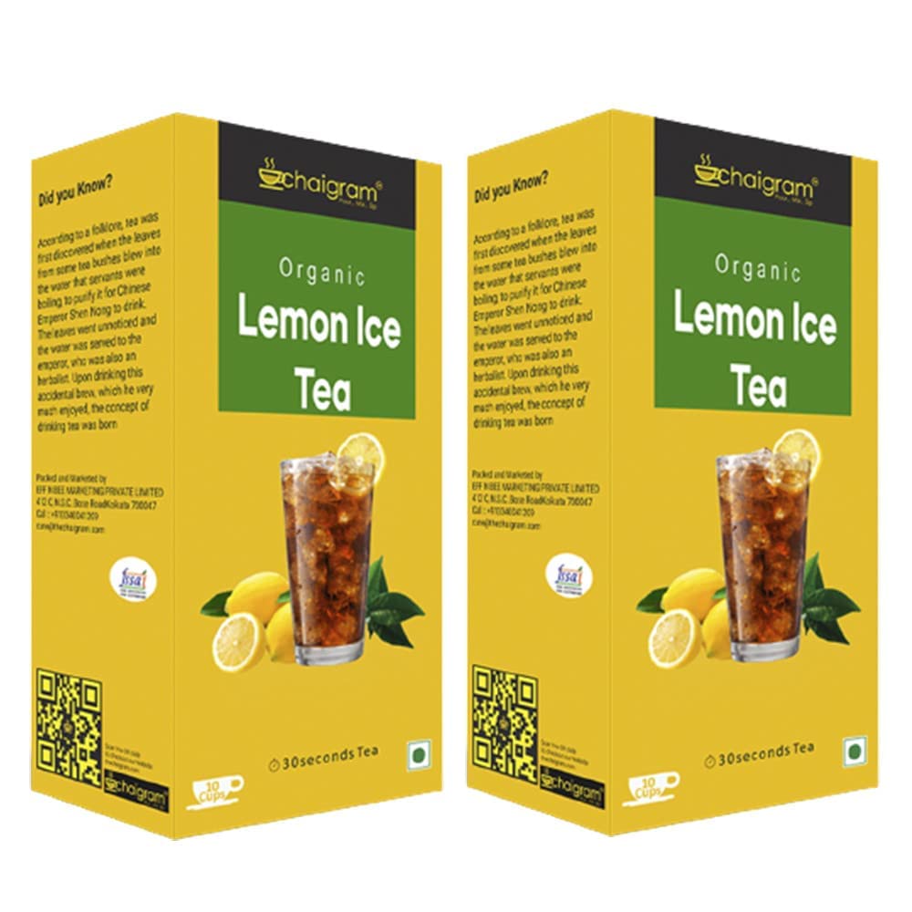 CHAIGRAM Combo of Lemon Ice Tea Instant Tea Premix (Tea Powder ...