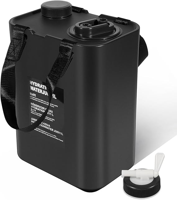 Amazon.com : Ussuray 3 Gallon/11L Portable Water Container, Water Jugs ...