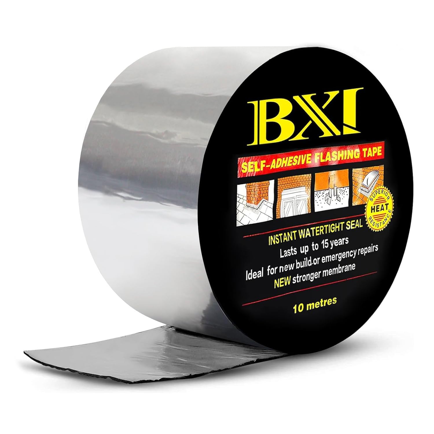 BXI Flashing Roll Tape Membrane, 4 inches X 32 Feet Thick Waterproof ...