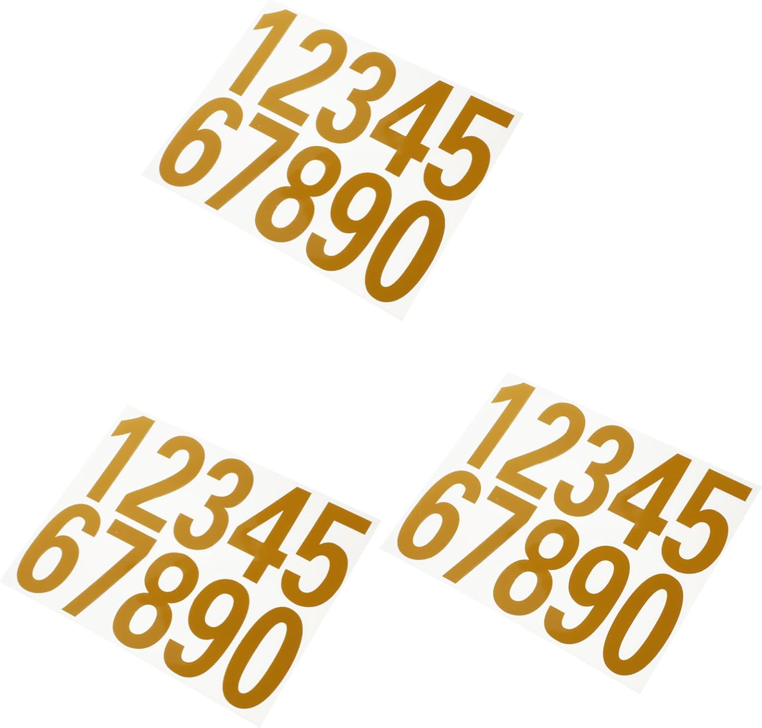 Amazon.com: 3 Sets Digital Stickers Reflective Car Numbers Alphabet ...