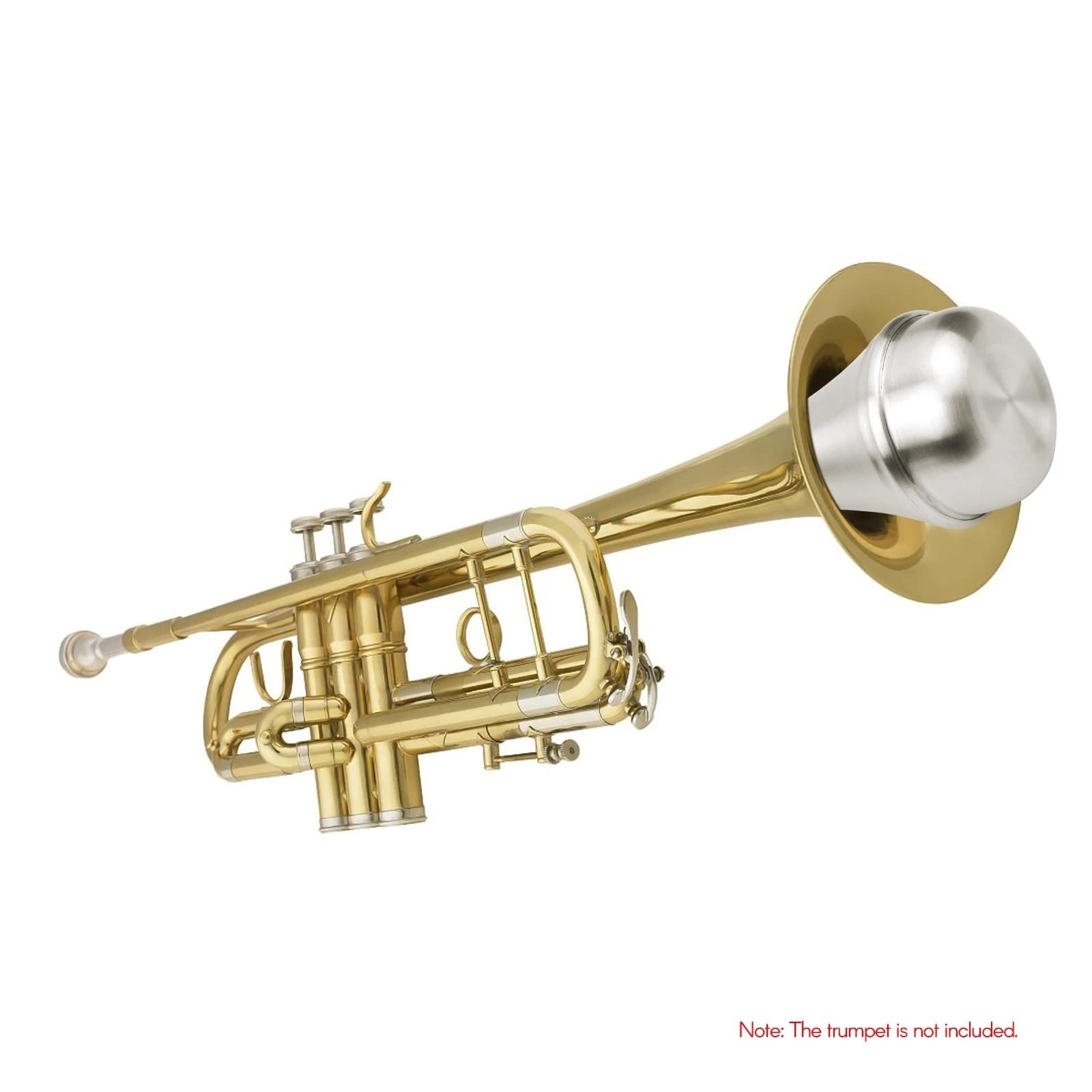 Snapklik.com : Lightweight Aluminum Practice Trumpet Mute Silencer For Jazz