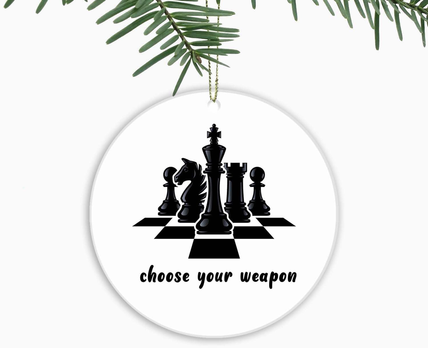 Amazon.com: Chess Christmas Ornaments,Xmas Tree Hanging Ornaments ...
