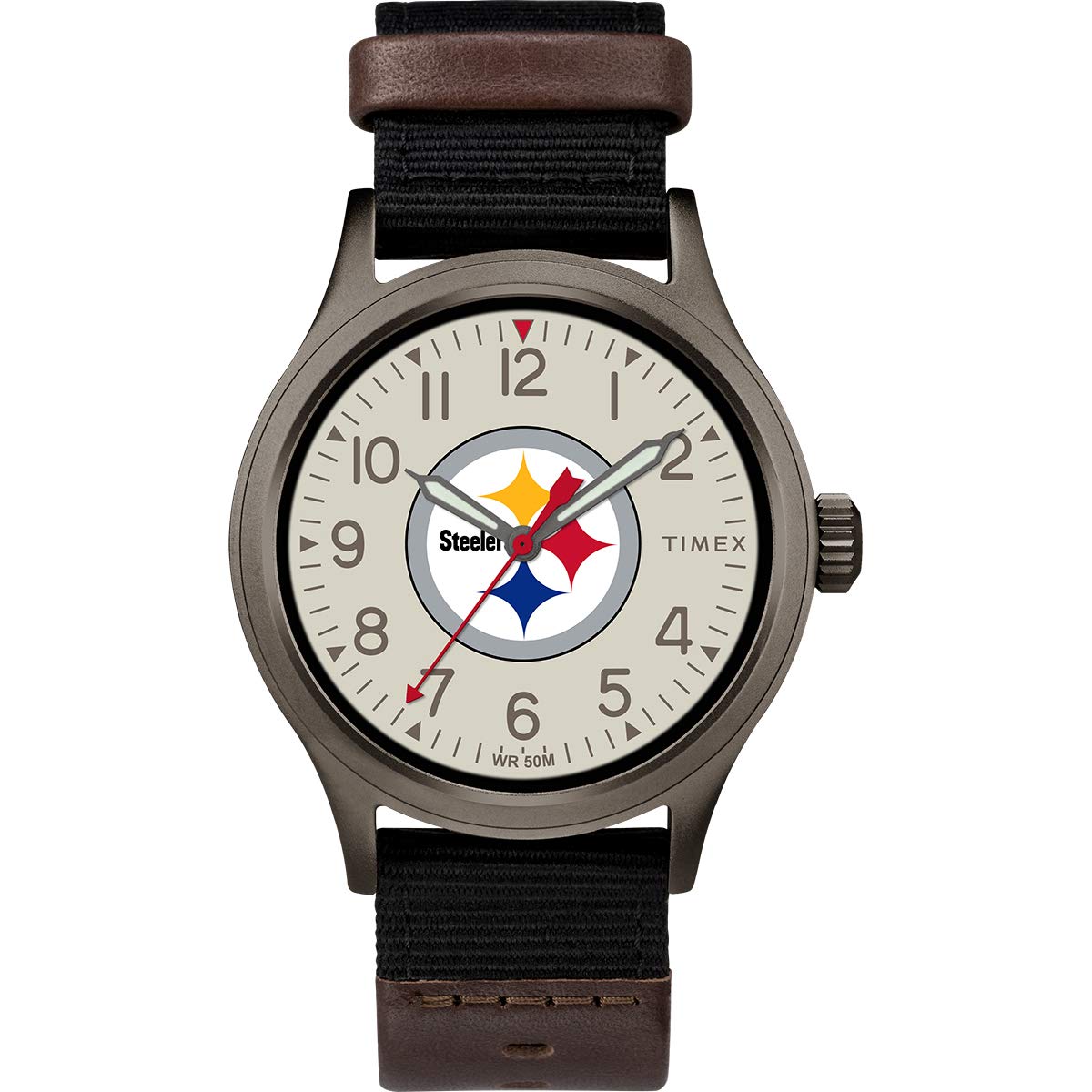 Amazon.com: Timex Men's TWZFSTEMB NFL Clutch Pittsburgh Steelers Watch ...