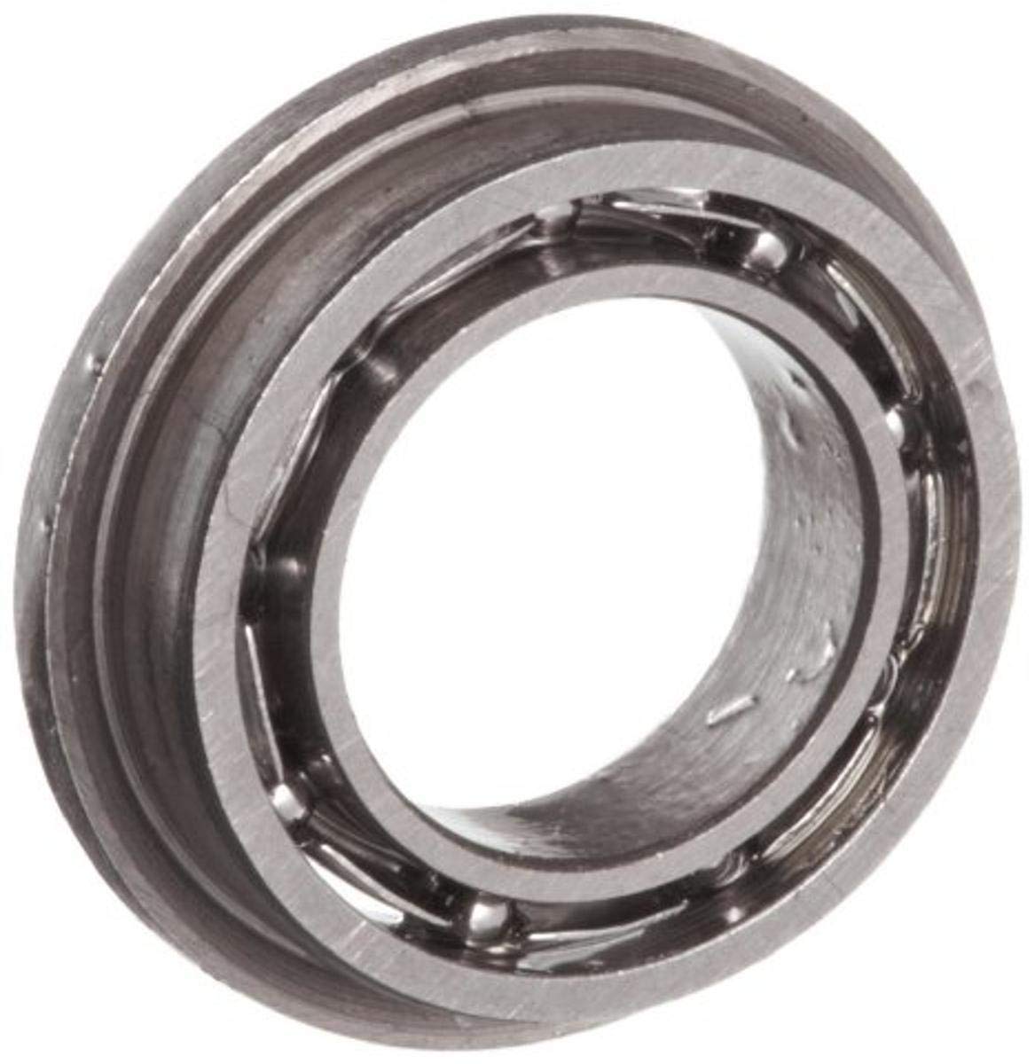 Flanged Bearing Stainless Steel Open 5x8x2 Miniature Ball Bearings ...