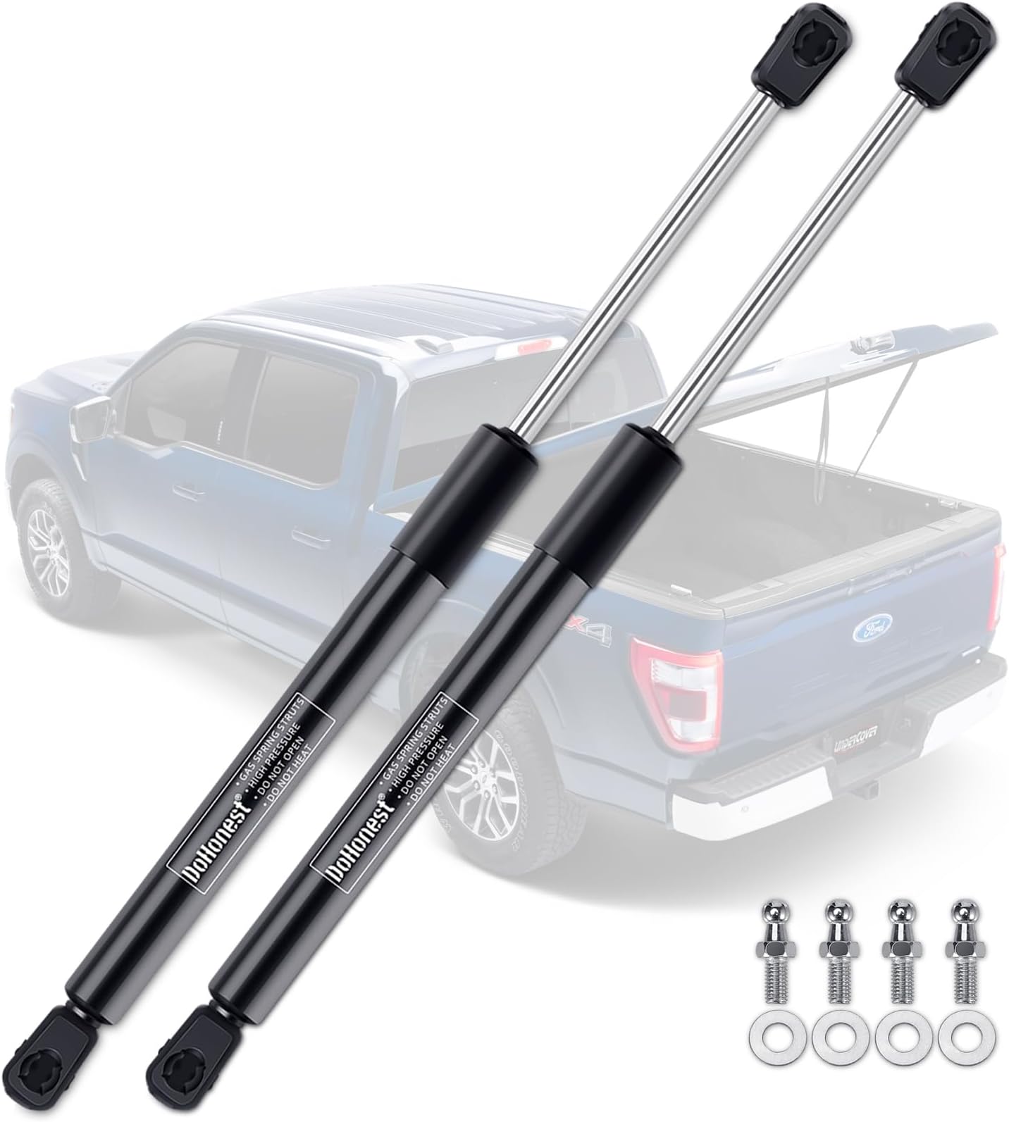 Amazon.com: 2 Pcs Gas Struts 15 Inch 120 lbs Prop Shock Lift Springs ...