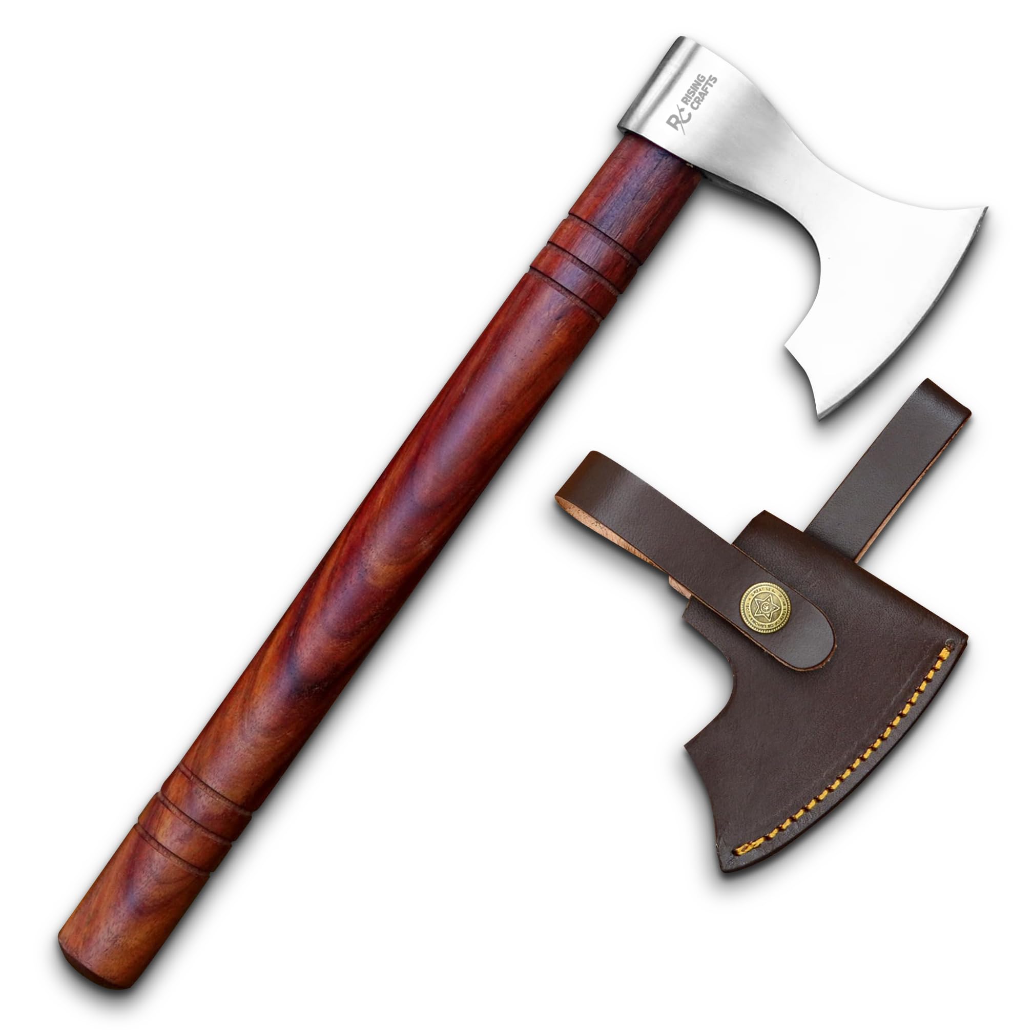 Amazon.com : RISING CRAFTS 13.5 Inches Competitions Throwing Axe ...